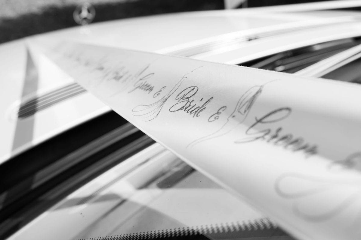 Event Car Ribbons - Personalise your chauffeur driven event