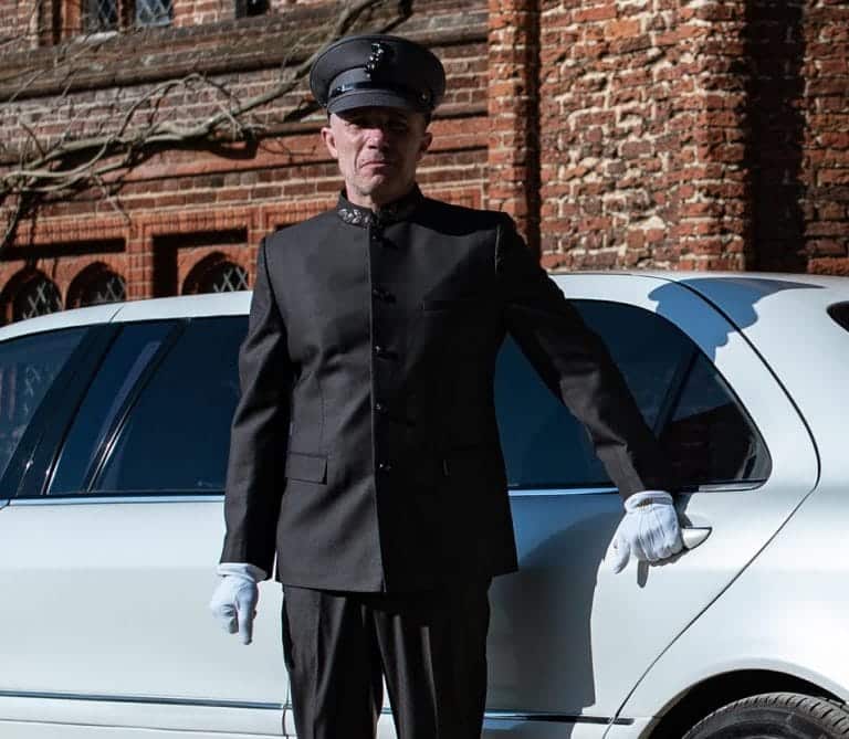 Chauffeur’s Uniform. Choice of chauffeurs uniform.