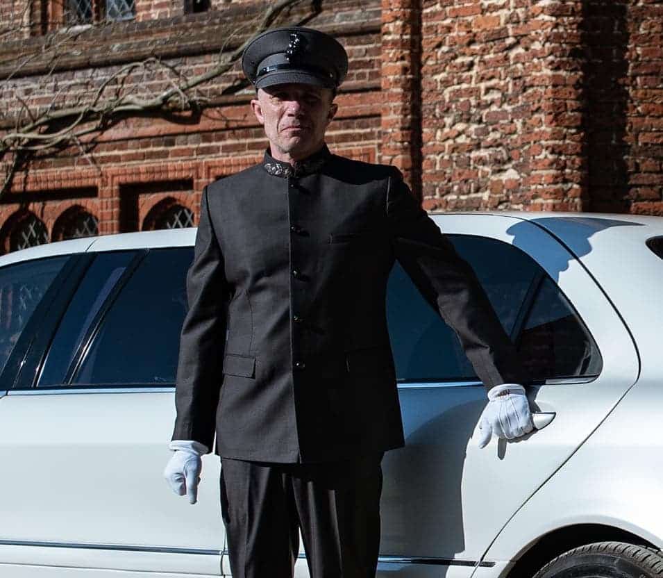 Chauffeur’s Uniform. Choice of chauffeurs uniform.