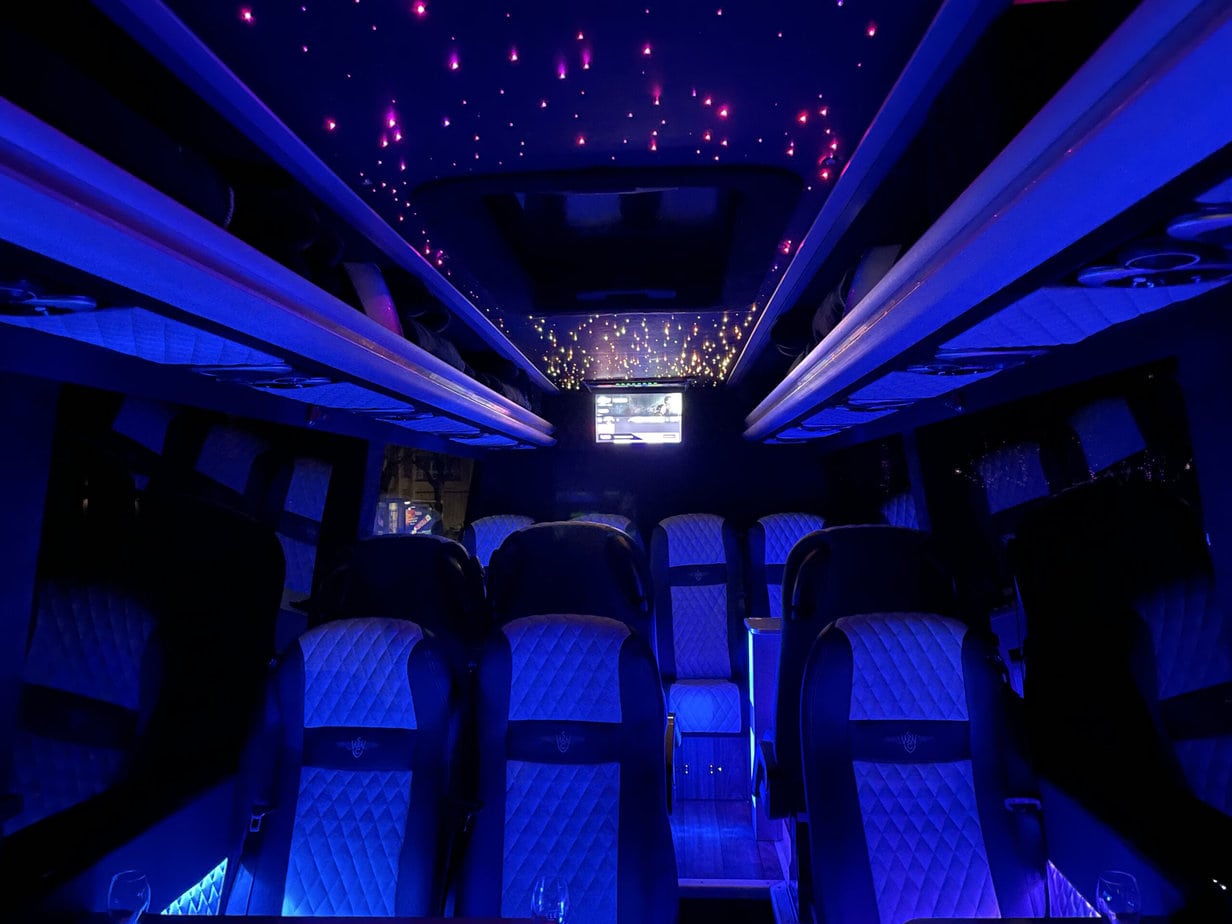 VIP mini coach and minibus hire - The finest first class transport