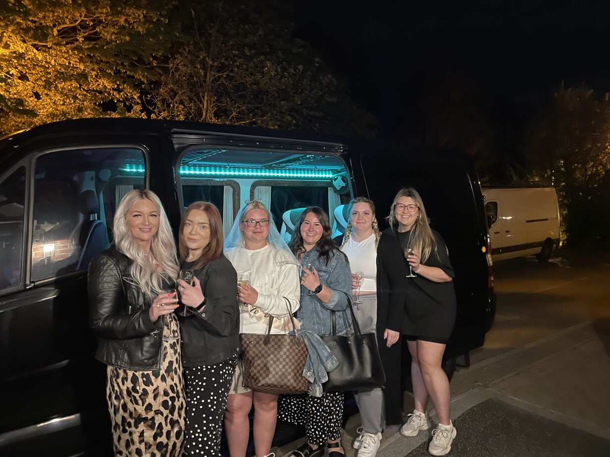 Hen and Stag Party Transport - Limo & Bus hire - Essex & Suffolk